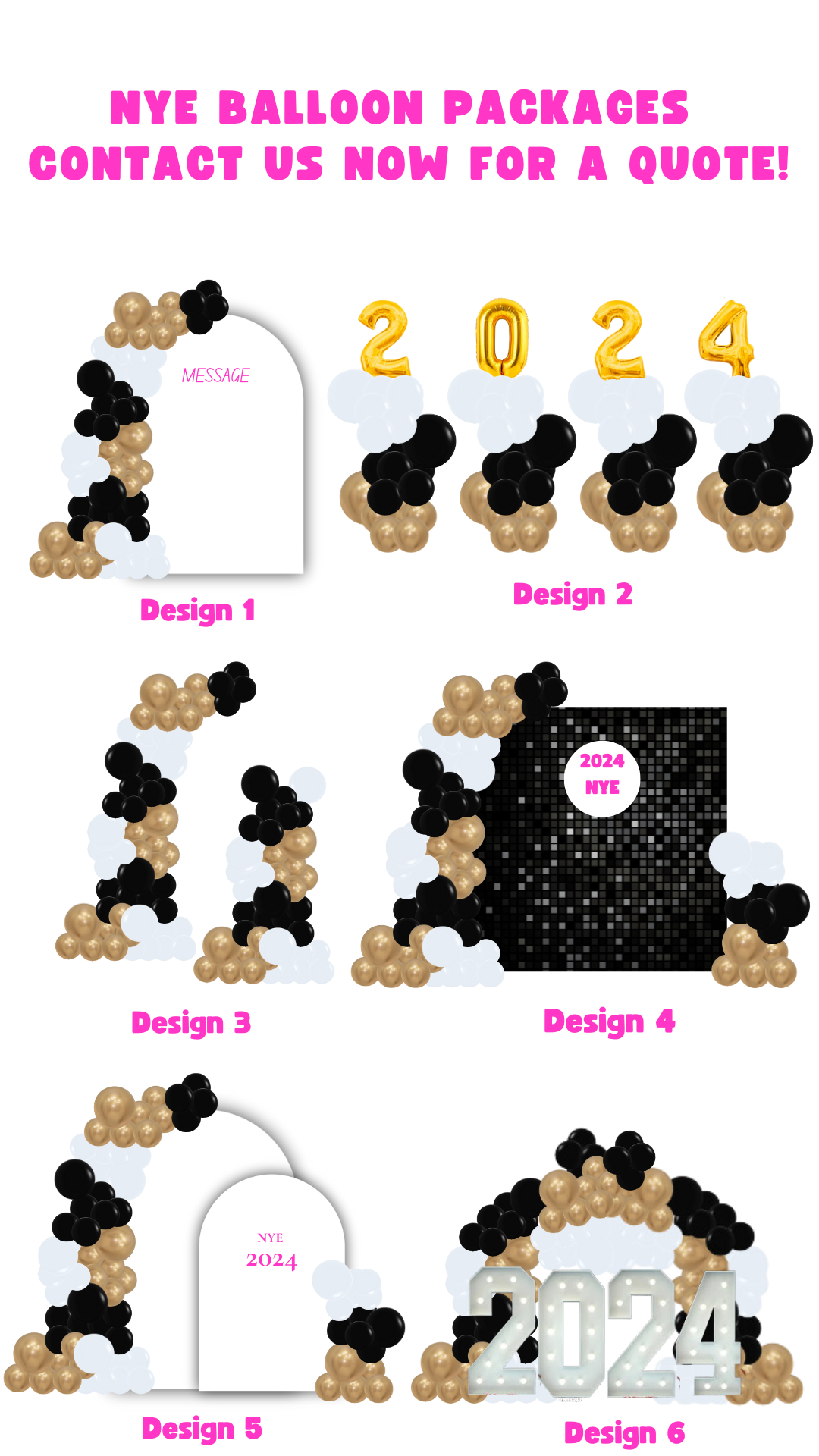 Done For You Balloon & Floral Packages – Rainbow Events